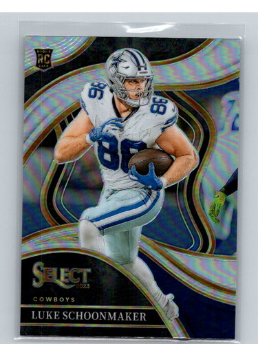 2023 PANINI SELECT LUKE SCHOONMAKER ROOKIE #238 SILVER CLUB LEVEL | eBay