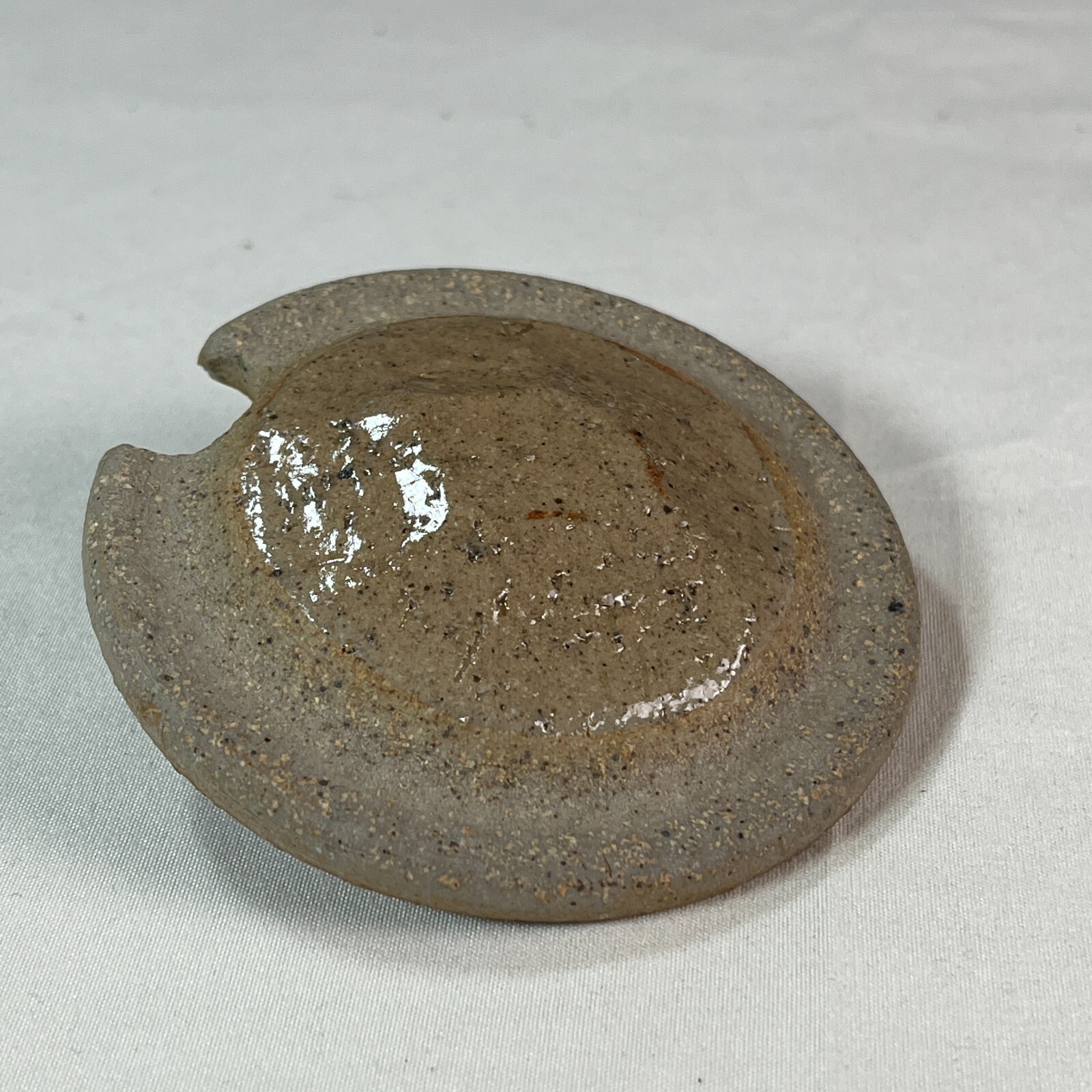 Speckled Studio Stoneware Pottery JELLY JAR w/ Slotted Spoon Lid ...