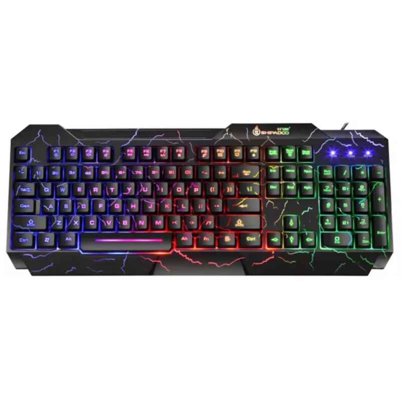 RGB Gaming Keyboard And Mouse Set Waterproof Multicolour Backlit Wired ...