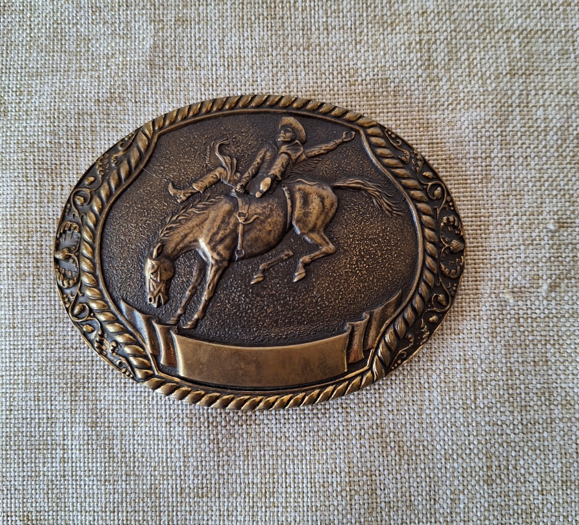 1980 Steven L. Knight Solid Bronze Bucking Bronco Wes… - Gem