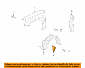 53852-48031 Toyota Pad, front wheel opening extension, lh 5385248031 ...