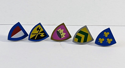 LEGO Lion Knights Castle Lot of 5 UNIQUE Shields from set 10305 BRAND ...