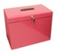 Lockable A4 Metal File Box Filing Storage inc / extra 5 Free Suspension ...