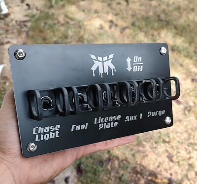 Custom Aluminum Toggle Switch Panel For Race / Drift / Drag / Track Car ...