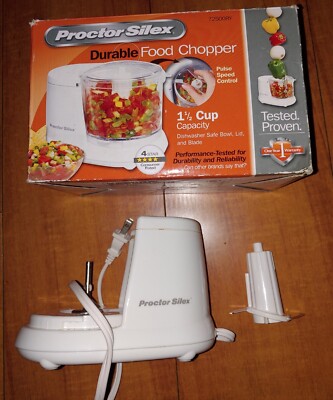 Proctor Silex Food Chopper 1.5 Cup 72500RY Replacement Motor Base ...