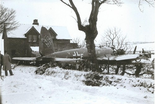 WW II British Photo ** Crashed German Heinkel He 111 | eBay