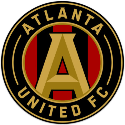 Atlanta United FC MLS Team Logo DieCut decal Sticker Car Window Wall ...