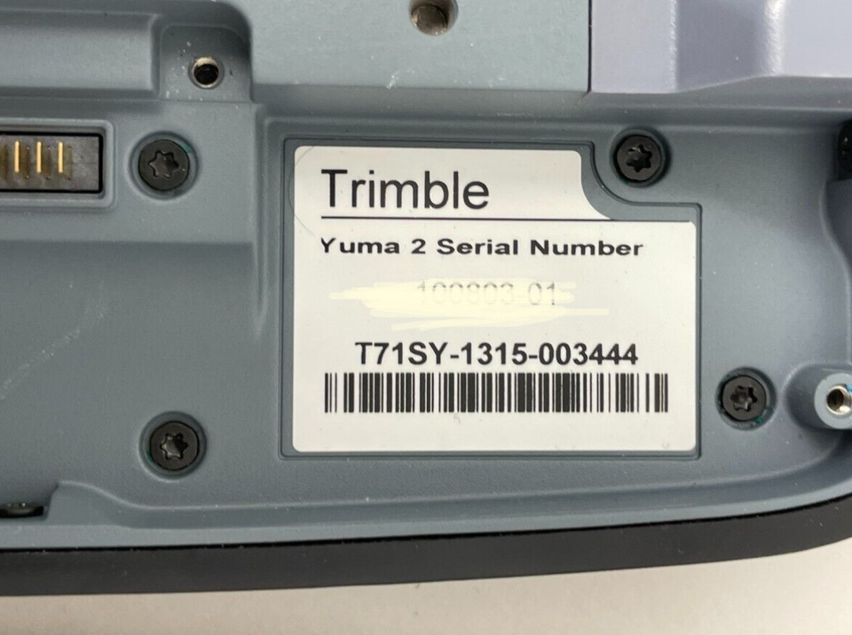 Trimble Yuma 2 Rugged 7" Tablet PC Data Terminal GPS WiFi BT WM7 Pro ...