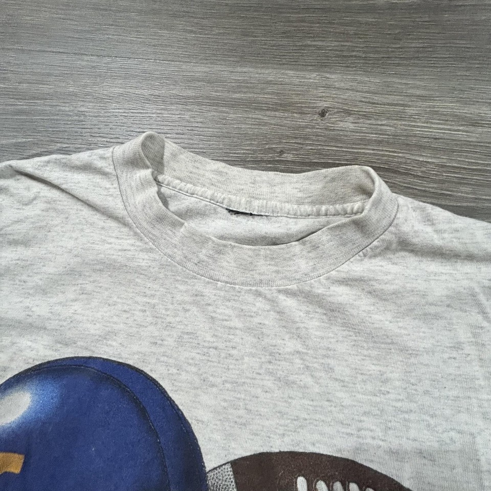 Vintage West Virginia Shirt Mens Medium Football WVU Single Stitch 90s ...