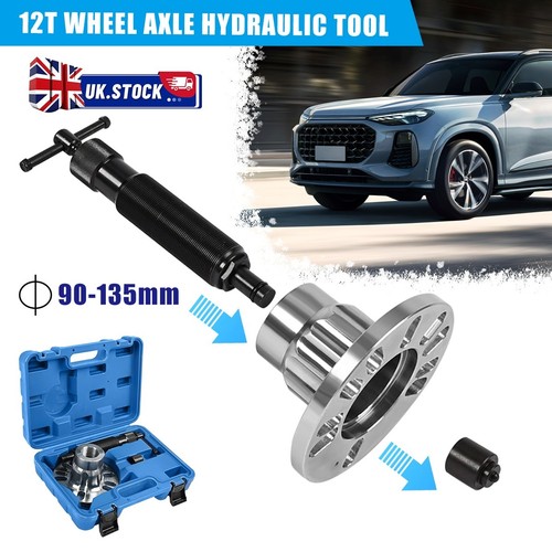 12T Hydraulic Wheel Hub Puller Set Wheel Hub Extractor Press Puller ...