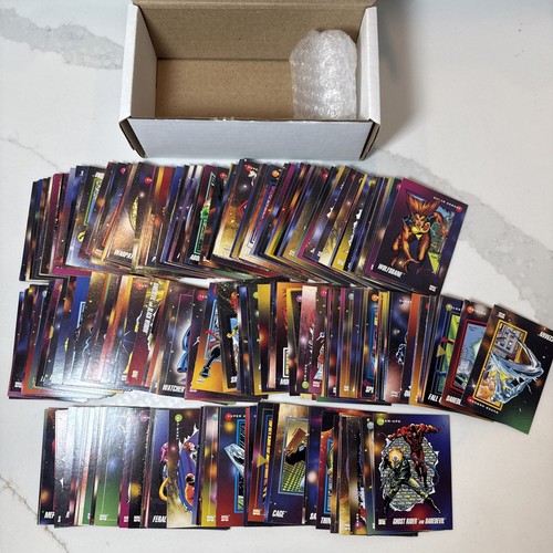 Lot Of Cards Vintage Marvel Cards Spider-Man Hulk Rogue Storm Thor ...