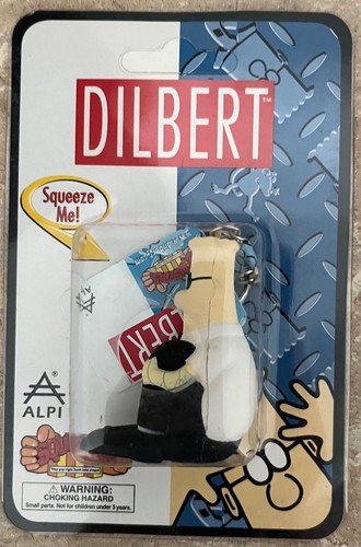 Dilbert Rubber Figurine Keychain | eBay