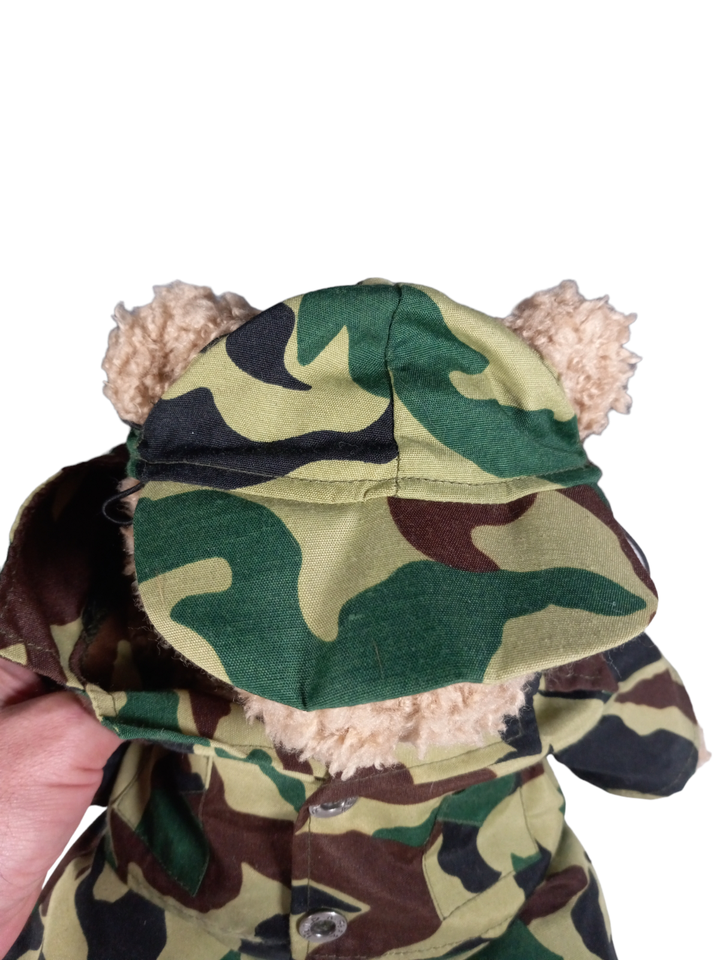 Build A Bear Military Soldier Teddy Bear 14" Plush Stuffed Animal w ...