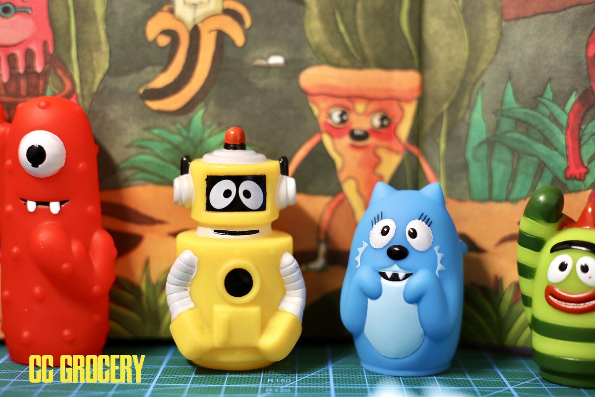 Yo Gabba Gabba Ppw Toys Muno Brobee And Foofa Mureview
