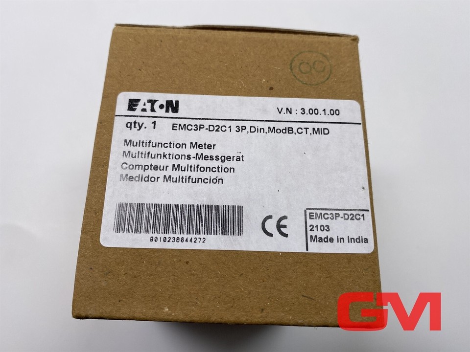 Eaton Multifunktions-Energiezähler EMC3P-D2C1 Multifunction Energy ...