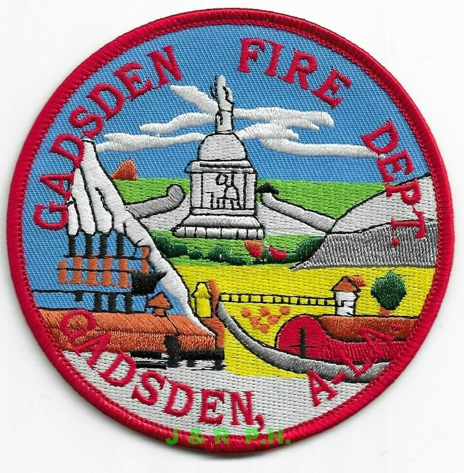 *NEW* Gadsden Fire Dept., Alabama (4" round size) fire patch | eBay