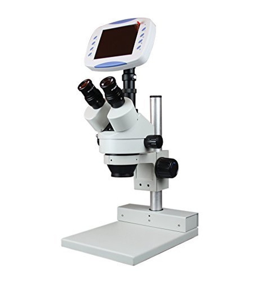 Radical 7-50x Zoom Long WD Stereo Digital Inspection Microscope w 7 ...
