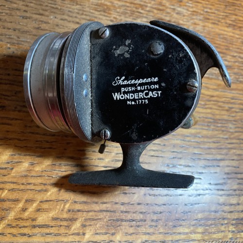 Vintage Shakespeare Wonder cast Push Button Fishing Reel ( Parts Or ...