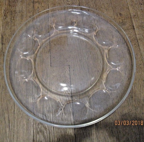 Vintage Pyrex Clear Glass Plate 10” Round b93 | eBay