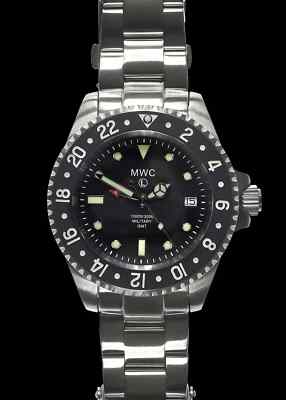 MWC GMT 300m | Quartz Military Watch | Screw Down Crown & Case Back ...