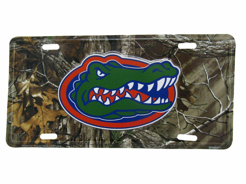 Florida Gators G8R Camo Camouflage 6"x12" Aluminum License Plate Tag | eBay