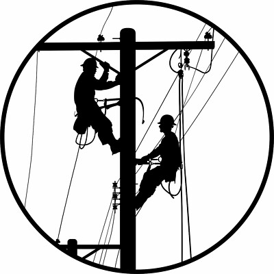 Lineman Electrician Linemen Power Pole Car Truck Window Vinyl Decal ...