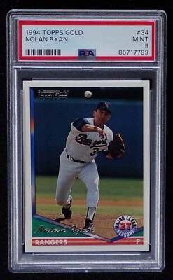 1994 TOPPS GOLD NOLAN RYAN #34 PSA 9 ** MINT ** NEW GRADE ** | eBay