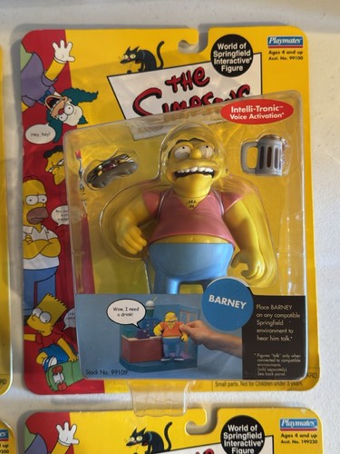 The Simpsons World of Springfield Interactive Figures Lot of 4 New WOS ...