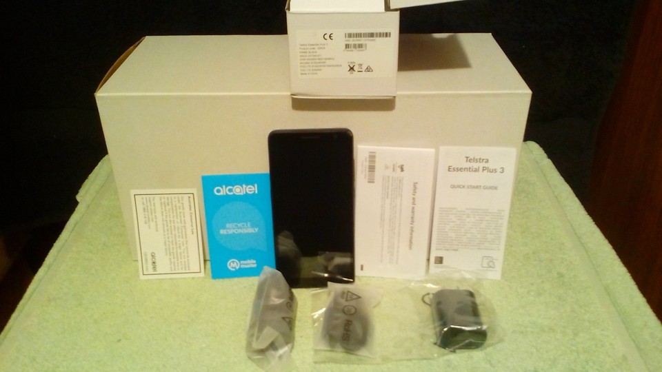 Telstra Essential Plus 3 Black 4G 4GX 16GB Android Blue Tick Mobile ...