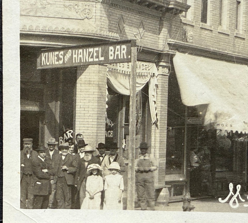Howells, Nebraska-Main Street-Bars-Stores-Small Town-RPPC Real Photo ...