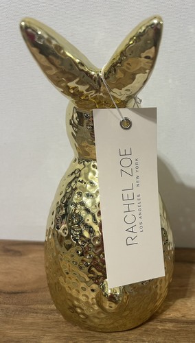 RACHEL ZOE Gold Rabbit Easter Spring Table Decor 8” | eBay