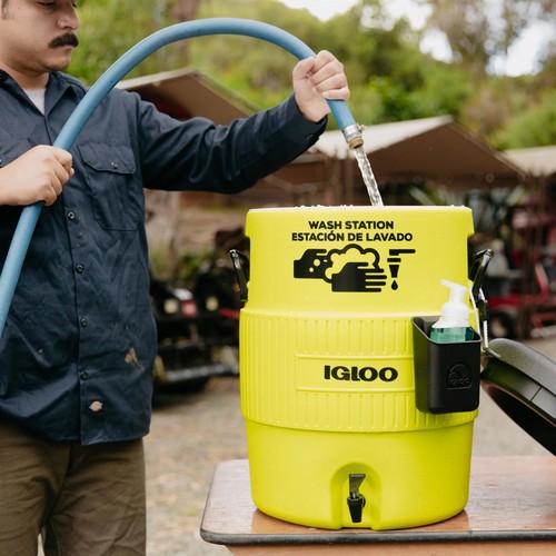 IGLOO 5 GALLON HANDWASH SANITISER STATION SPORTS WORKPLACE WATER ...