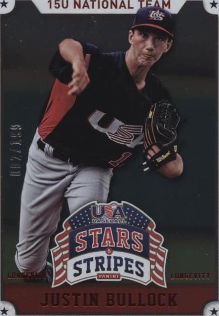 2015 Panini Stars and Stripes - Justin Bullock #54 Longevity Parallel ...