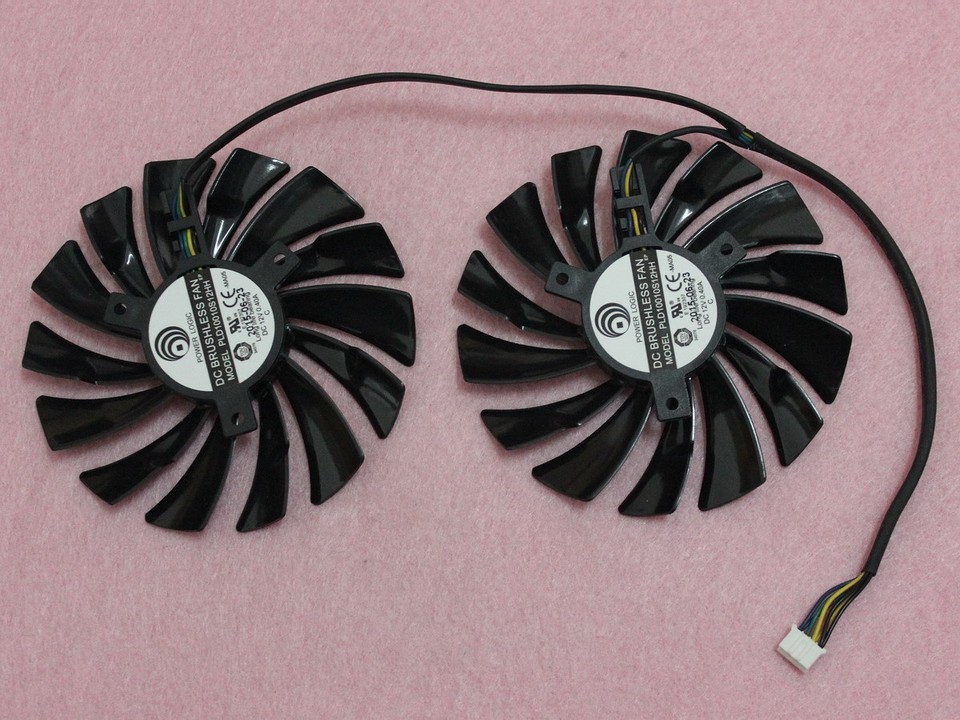 95mm MSI R7-370 R9-380 R9-390 GTX950 GTX960 GTX970 GAMING Dual Fan 4Pin ...