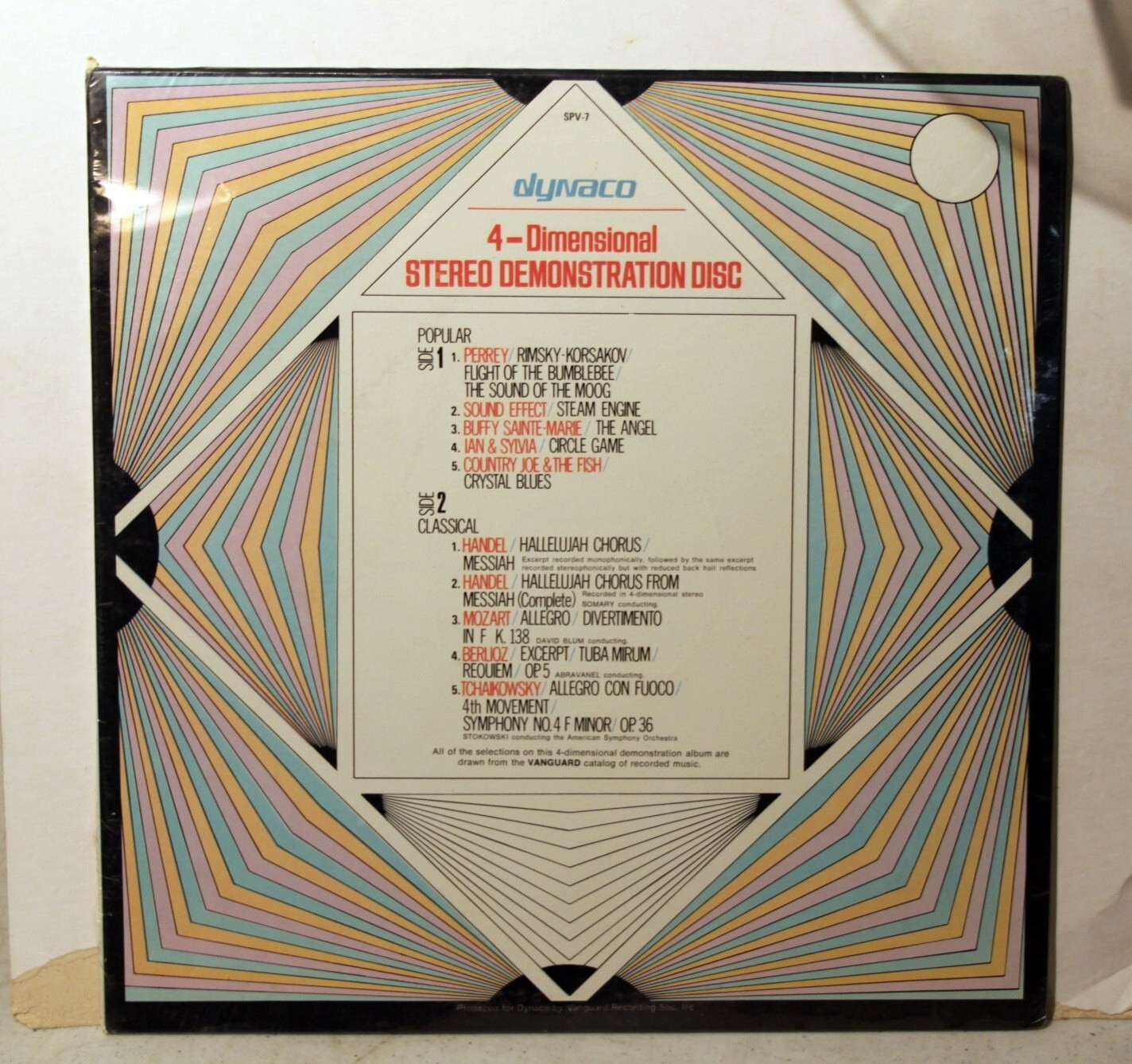SEALED Dynaco “4-Dimensional Stereo Demonstration Disc” LP • QUAD | eBay