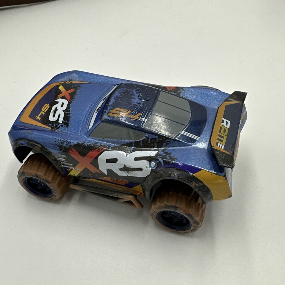 Disney Pixar Cars BARRY DePEDAL #54 Die Cast Pullback Mud Racer Scale 1 ...