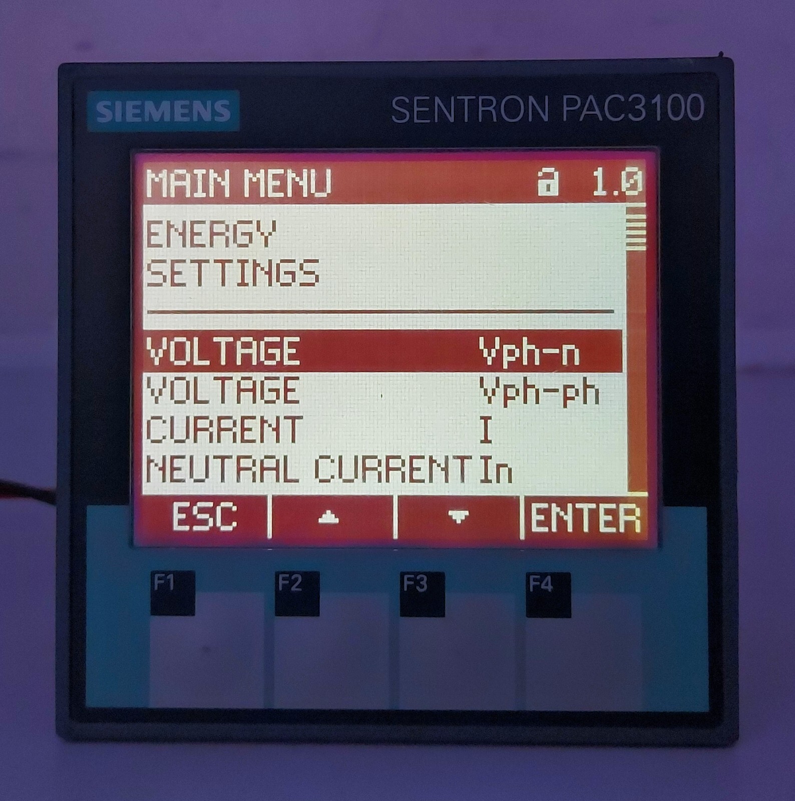 Siemens Power Monitor Meter SENTRON PAC3100 P.No. 7KM3133-0BA00-3AA0 | eBay