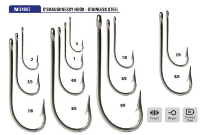 MUSTAD 34007-ss STAINLESS STEEL HOOKS. YOU PICK THE SIZE. SALTWATER FLY ...