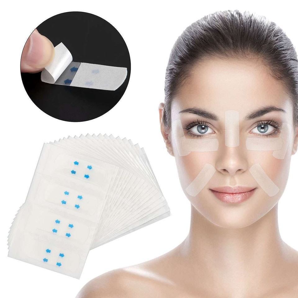 80/160pcs V Tapes Shape Tape Anti Wrinkle Instant Face Neck Eye Lift ...