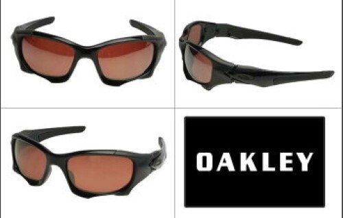OAKLEY PIT BOSS II POLISHED BLACK VR28 IRIDIUM POLARIZED SUNGLASSES ...