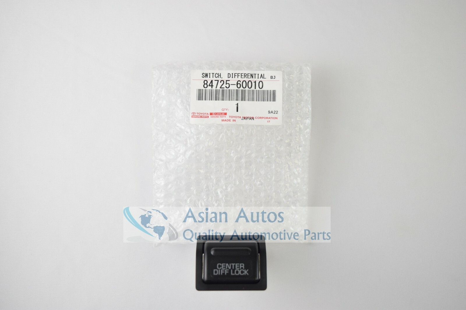 Genuine Toyota Land Cruiser 1991-1995 Center Differential Lock Switch ...