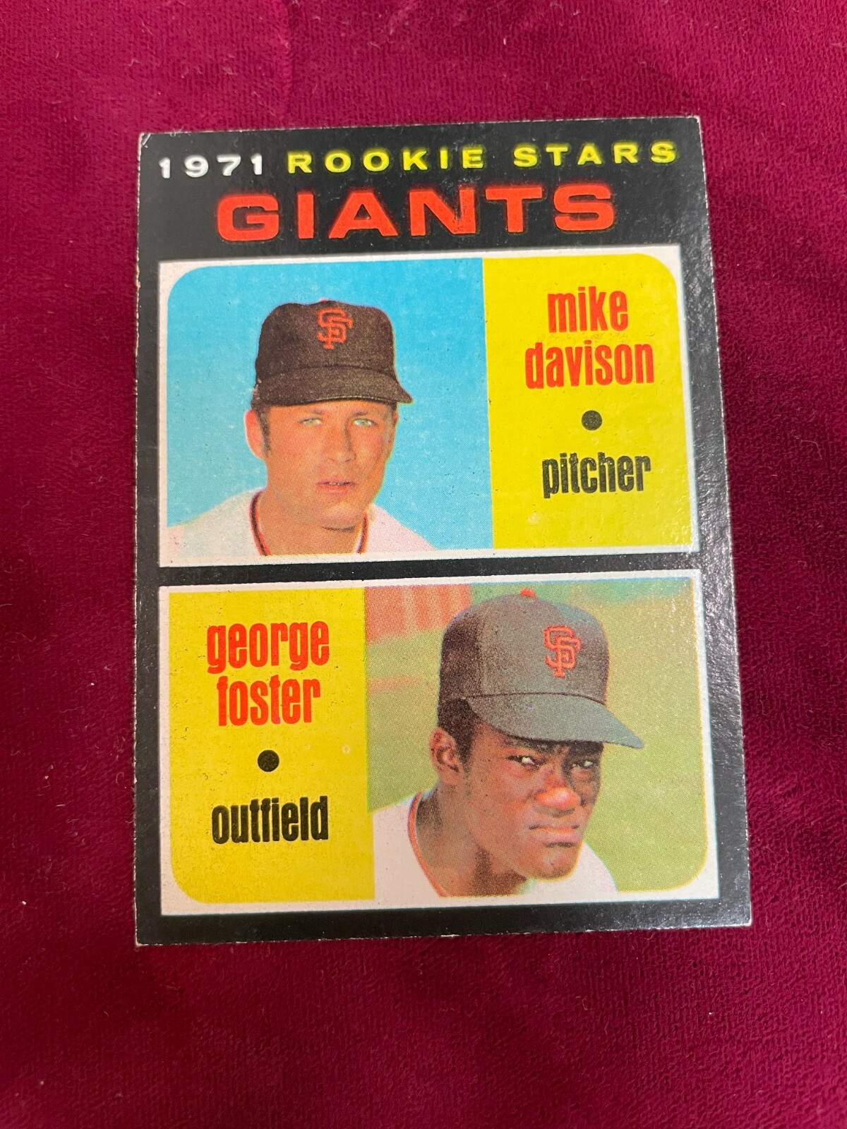 1971 Topps #276 GEORGE FOSTER Rookie RC San Francisco Giants VG-EX @FB4 ...