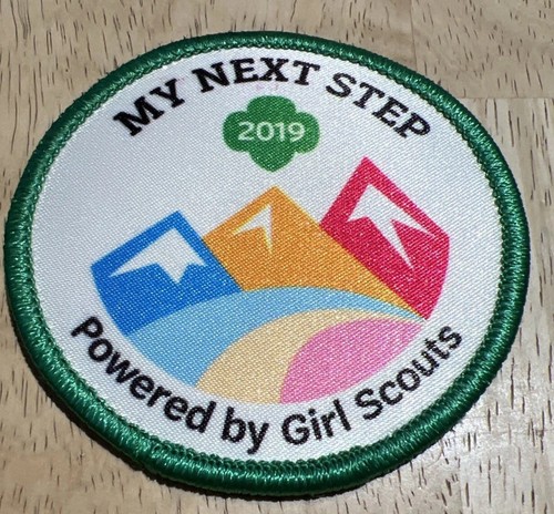 My Next Step 2019 Girl Scouts Sew On Patch | eBay
