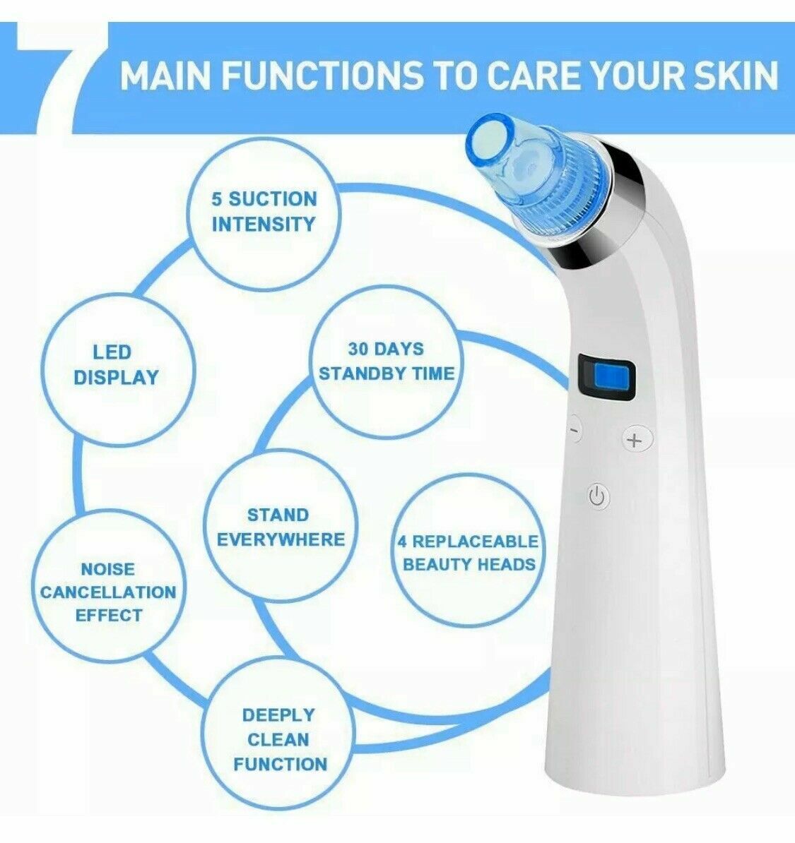 Pimple Suction blackhead suction Beauty Device Blackhead Acne Oil ...