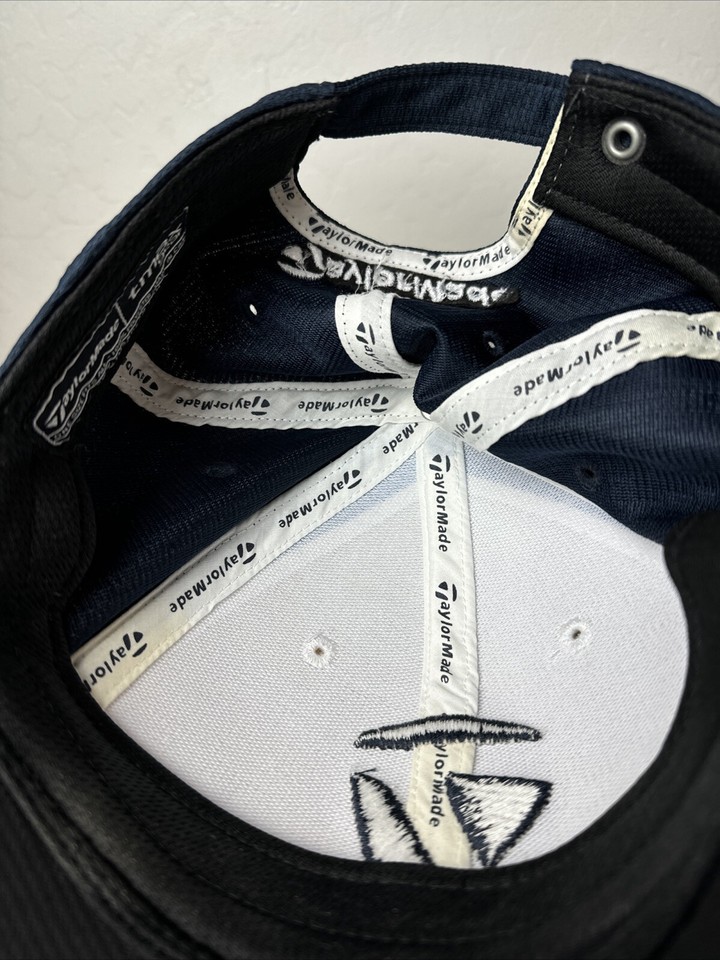 Taylormade Golf Hat Men’s Strap Back Blue And White Cap TMax Gear | eBay