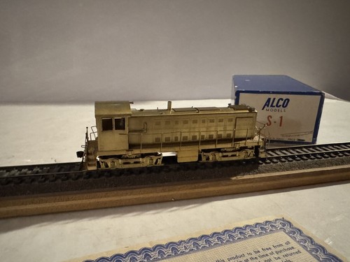 ALCO Models HO Brass Train S-1 Switcher Locomotive Tested Runs | eBay