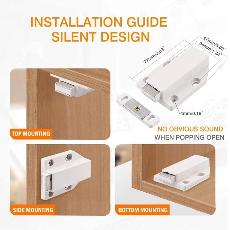 Magnetic Cabinet Push Latches | Cabinets Matttroy