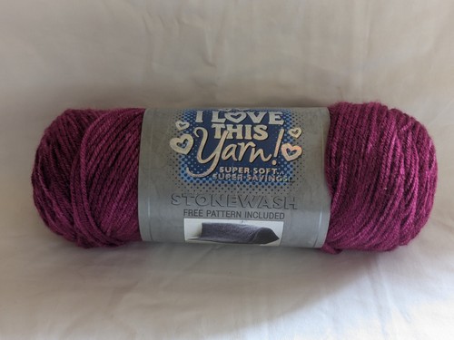 I Love This Yarn Berry 100% Acrylic 5oz 142g 252yds 230m Weight Medium ...