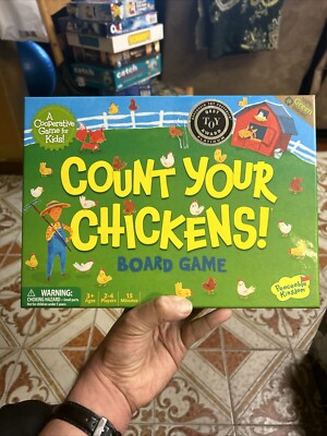 Count Your Chickens Board Games 3+ 2-4 Players, Quality Mindware "green ...
