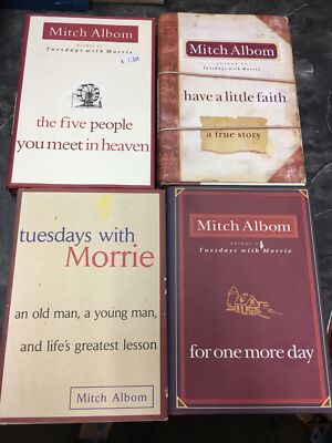 Lot Of 4 Hardcover Mitch Albom Books | eBay UK